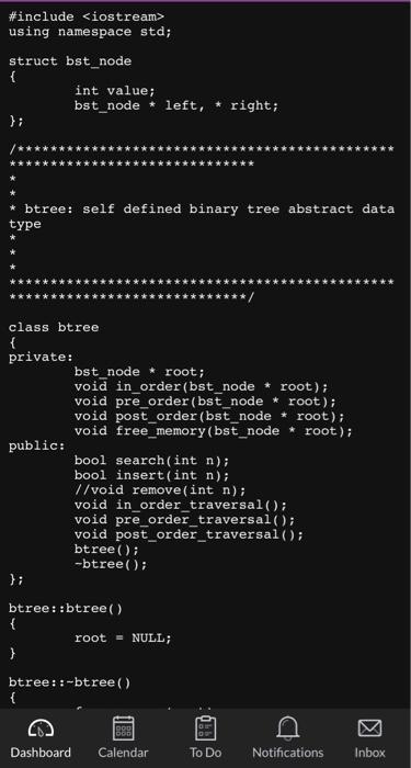 Solved \{Back hw2_binary_tree_example.cpp2. a. Given a | Chegg.com