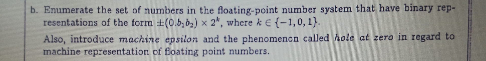 Solved b. ﻿Enumerate the set of numbers in the | Chegg.com