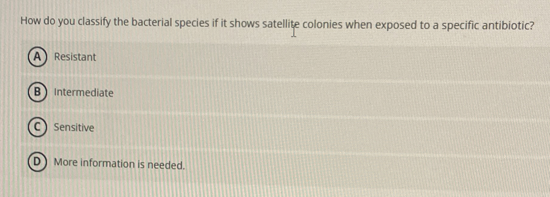 Solved How do you classify the bacterial species if it shows | Chegg.com