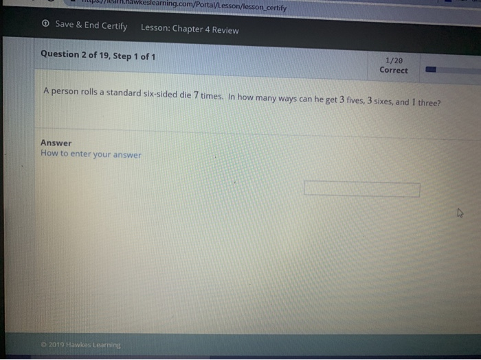 Solved edir. Hawkeslearning.com/Portal/Lesson/lesson certify | Chegg.com