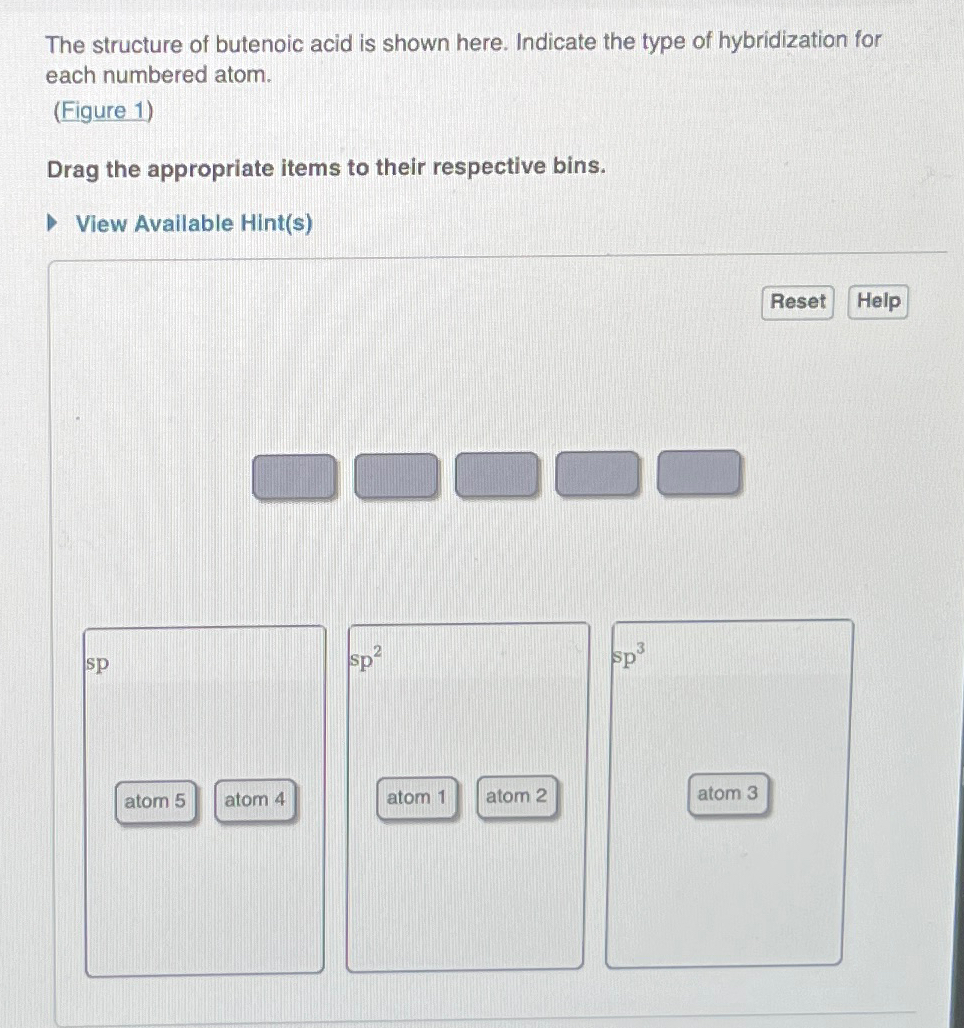 The structure of butenoic acid is shown here. | Chegg.com