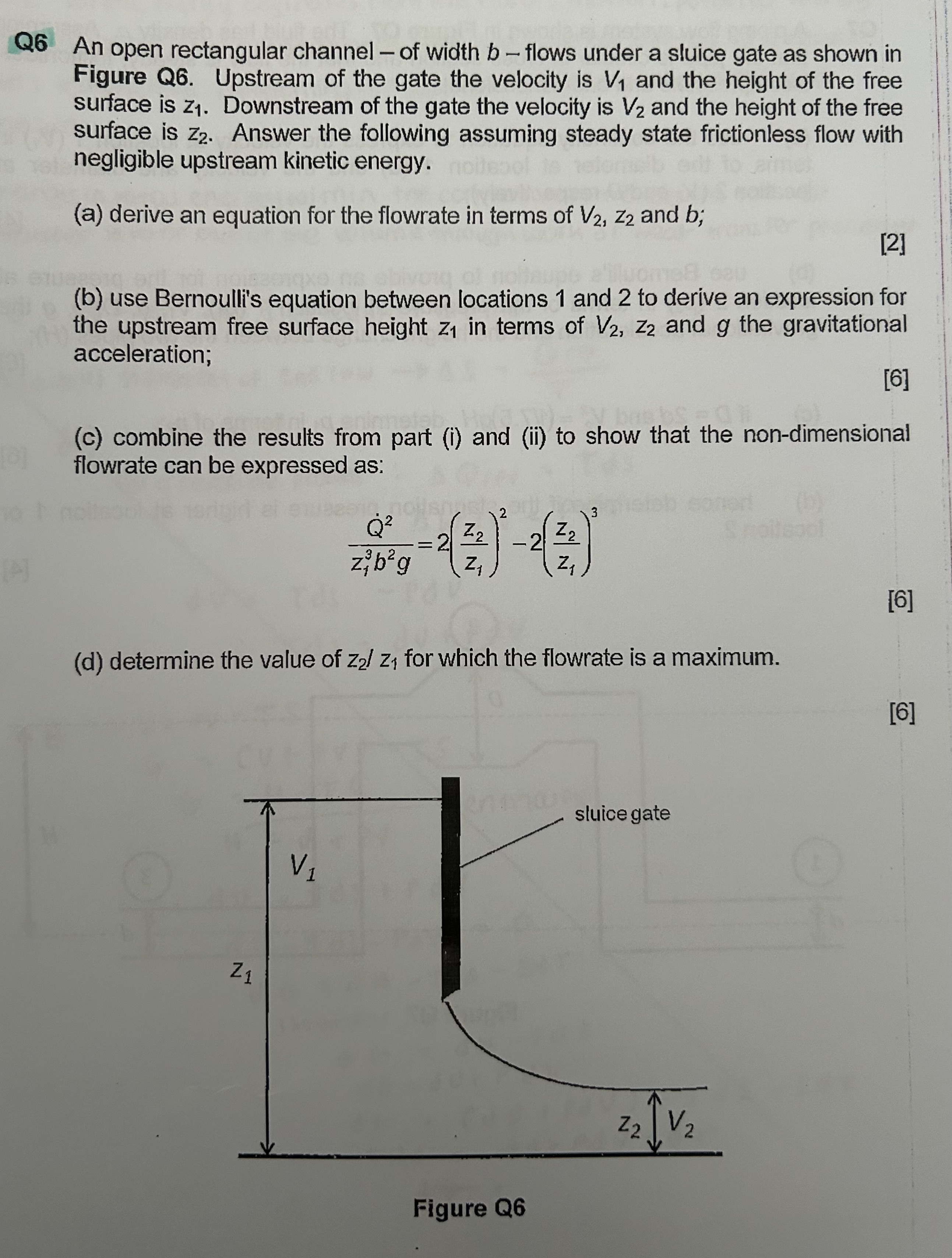Solved PLEASE ANSWER PART D ONLY ﻿An open rectangular | Chegg.com