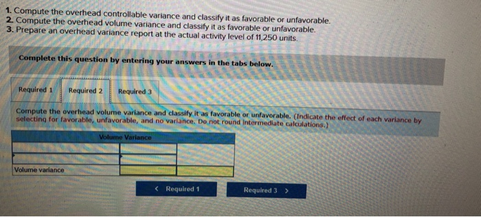 Solved 1. Compute the overhead controllable variance and | Chegg.com