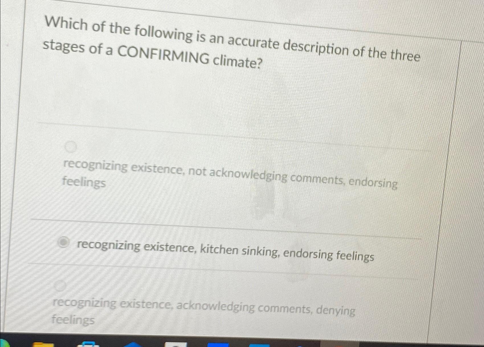 Solved Which of the following is an accurate description of | Chegg.com