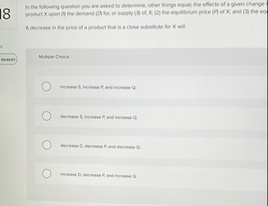 Solved 8In the following question you are asked to | Chegg.com