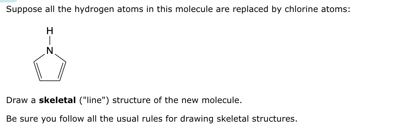 Solved Suppose all the hydrogen atoms in this molecule are | Chegg.com