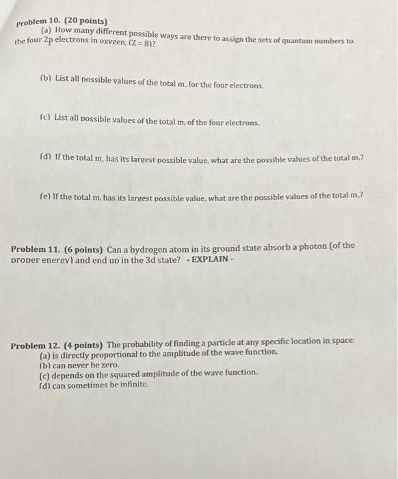 Solved Problem 1. ( 6 Points) A particle moves in a | Chegg.com