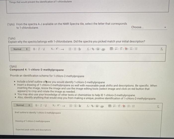 Solved Data And Report Submission - NMR Spectroscopy (28pts) | Chegg.com