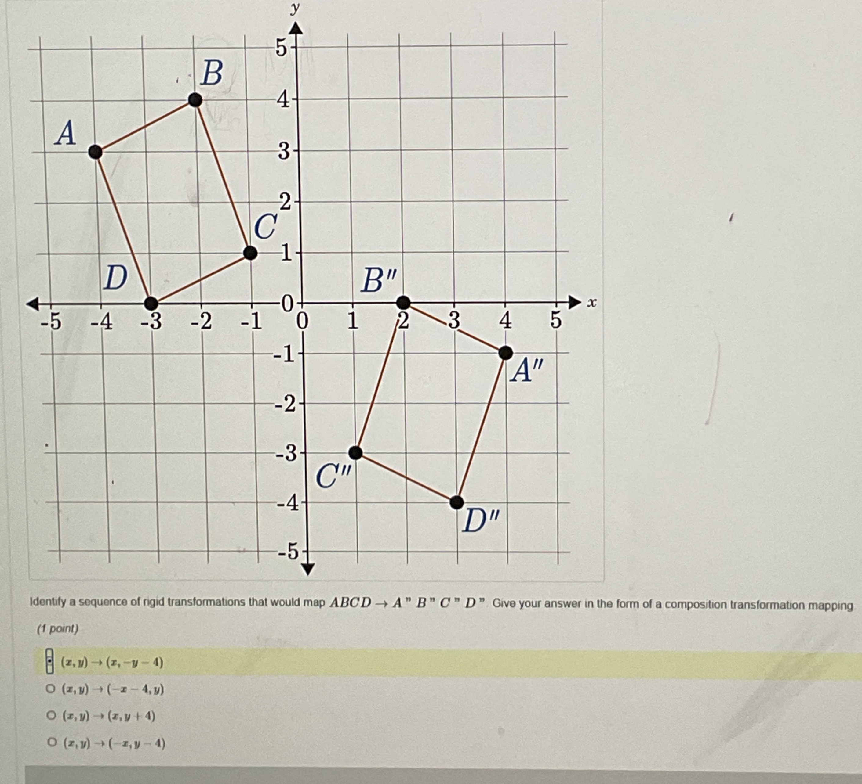 Solved MIdentify a sequence of rigid transformations that | Chegg.com