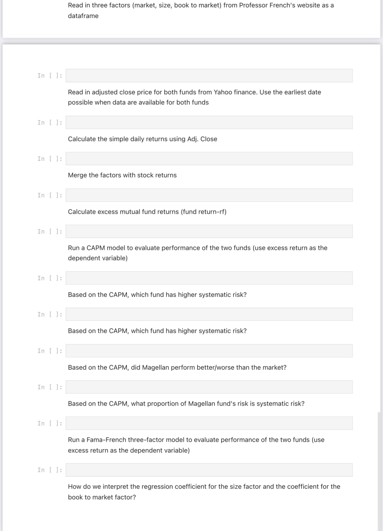 Compare the performance of the following two mutual | Chegg.com