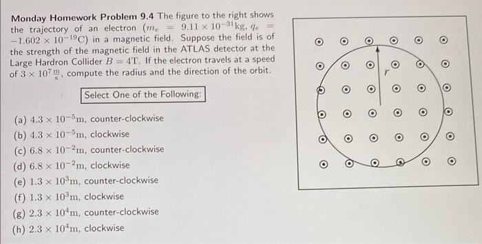 Solved Monday Homework Problem 9.4 The figure to the right | Chegg.com