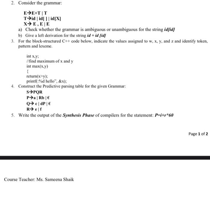 Solved Only soft copy assignments will be accepted.(No | Chegg.com