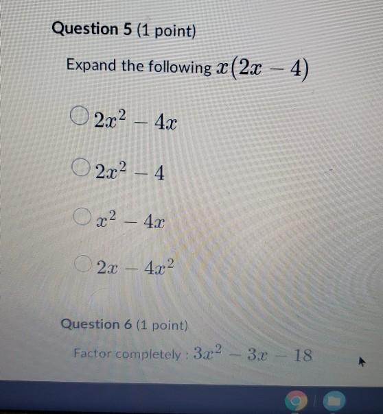 Solved The factored form of X2+2X-15 is: O(x+5)(x-3) | Chegg.com
