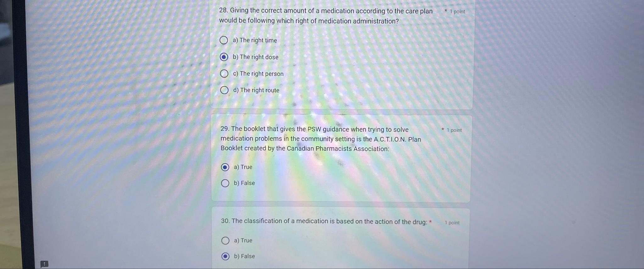 Solved Giving the correct amount of a medication according | Chegg.com
