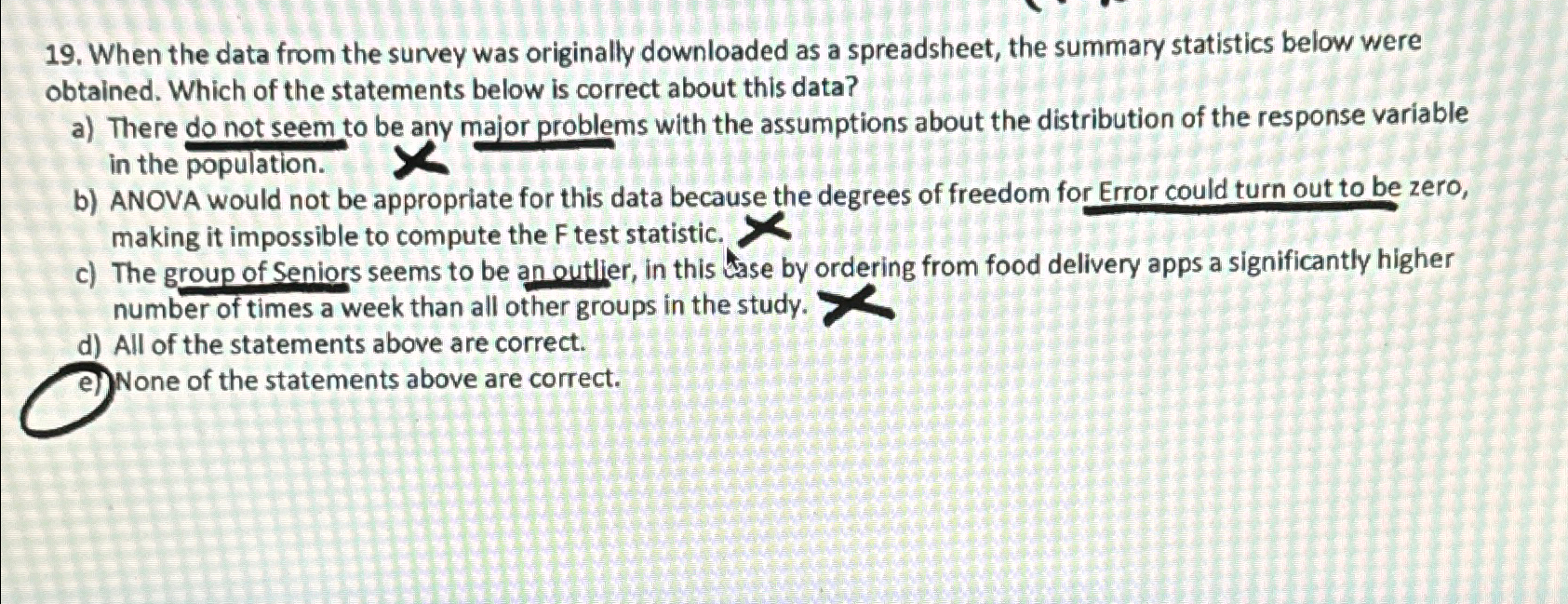 Solved Explain why the other answers were not correct. | Chegg.com