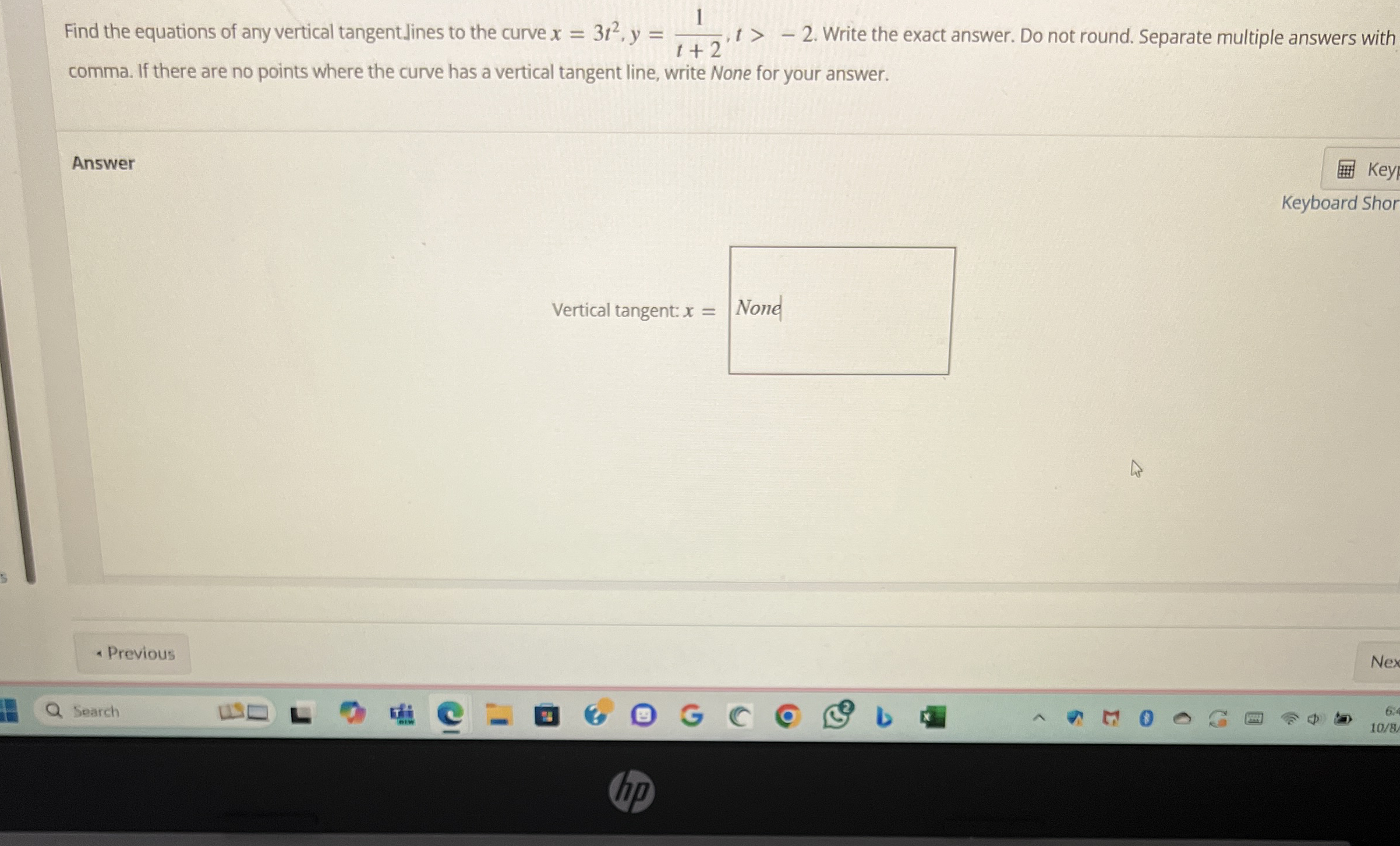 Solved Find the equations of any vertical tangent Jines to | Chegg.com
