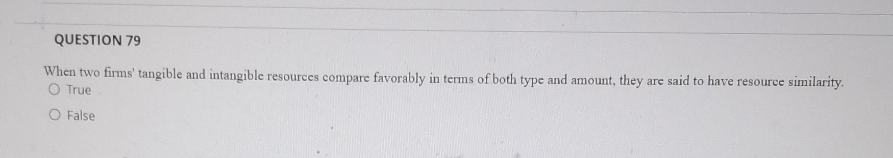 Solved QUESTION 79When two firms' tangible and intangible | Chegg.com