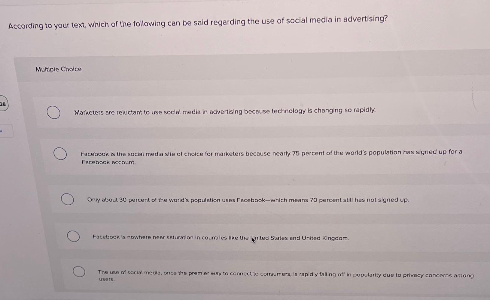 Solved According to your text, which of the following can be | Chegg.com