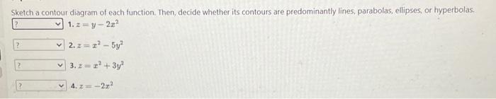 Solved Find an equation for the contour of f(x,y)=2x2y+9x+10 | Chegg.com