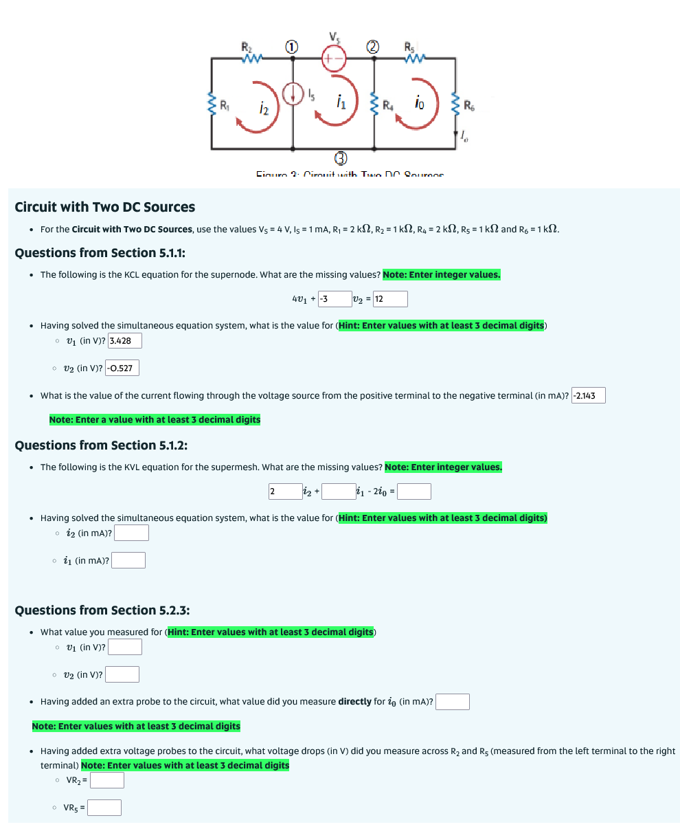 Solved I just need the answers of the blank spaces and | Chegg.com
