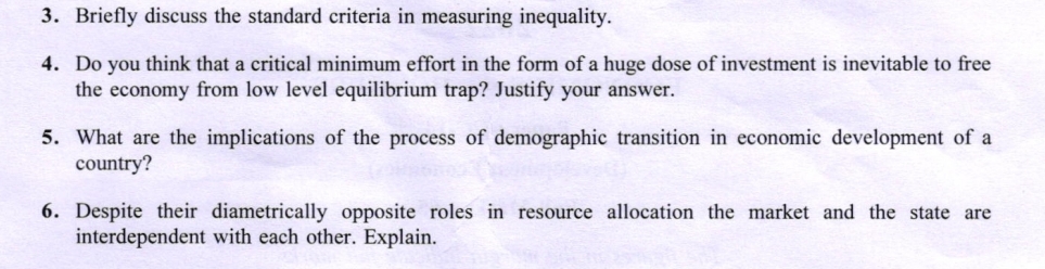 Solved Briefly discuss the standard criteria in measuring | Chegg.com