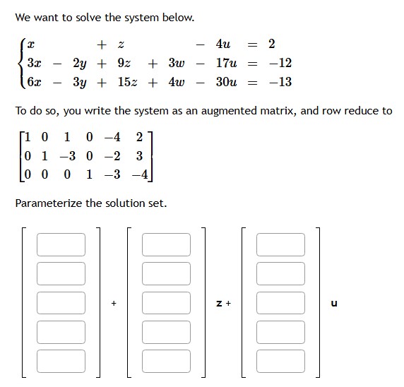 Solved We ﻿want to ﻿solve the system | Chegg.com