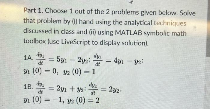 Solved please choose onre and do by hand with an attached | Chegg.com Solved please choose onre and do by hand with an attached | Chegg.com