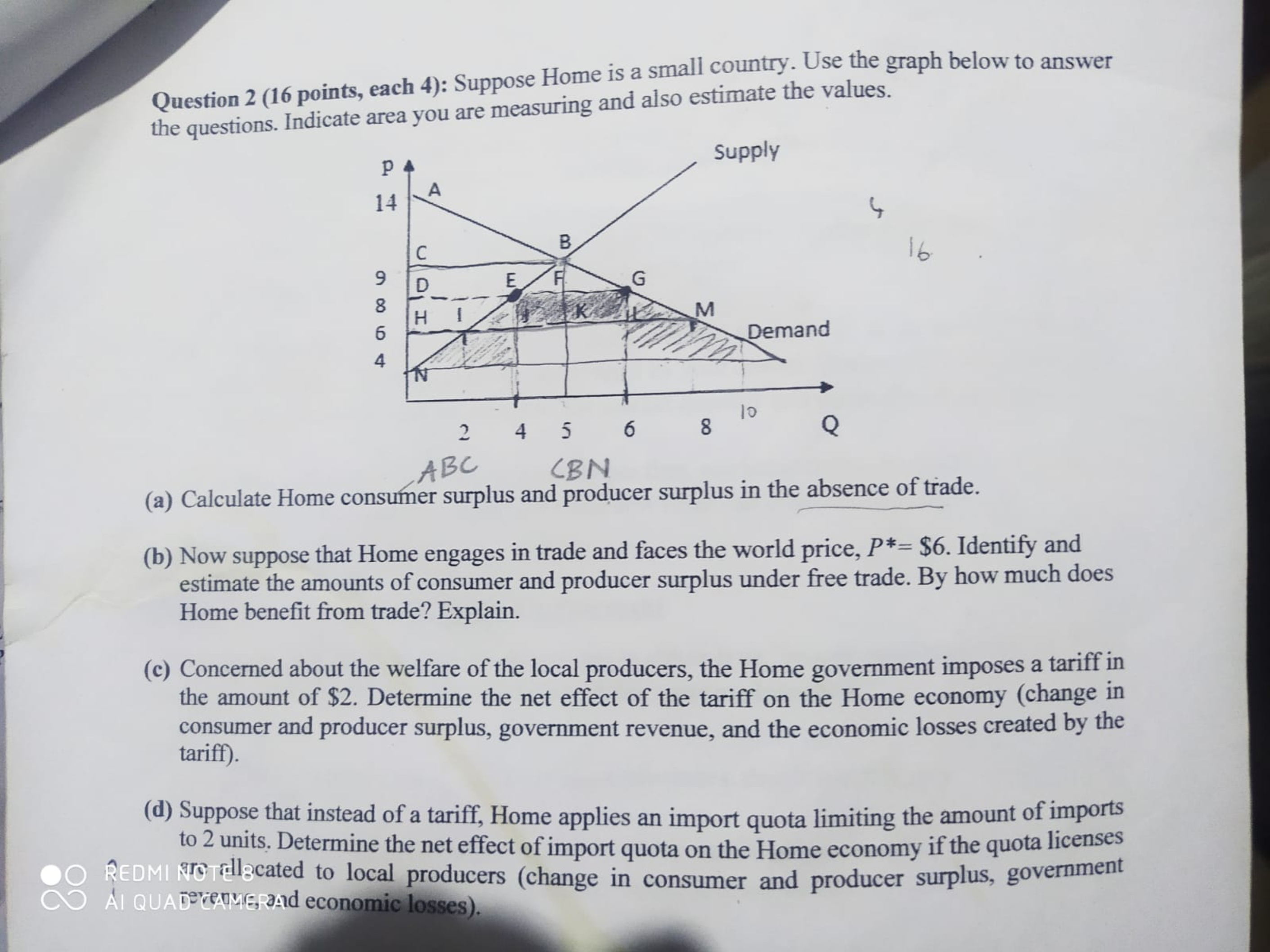 Solved Question 2 (16 ﻿points, each 4): Suppose Home is a | Chegg.com