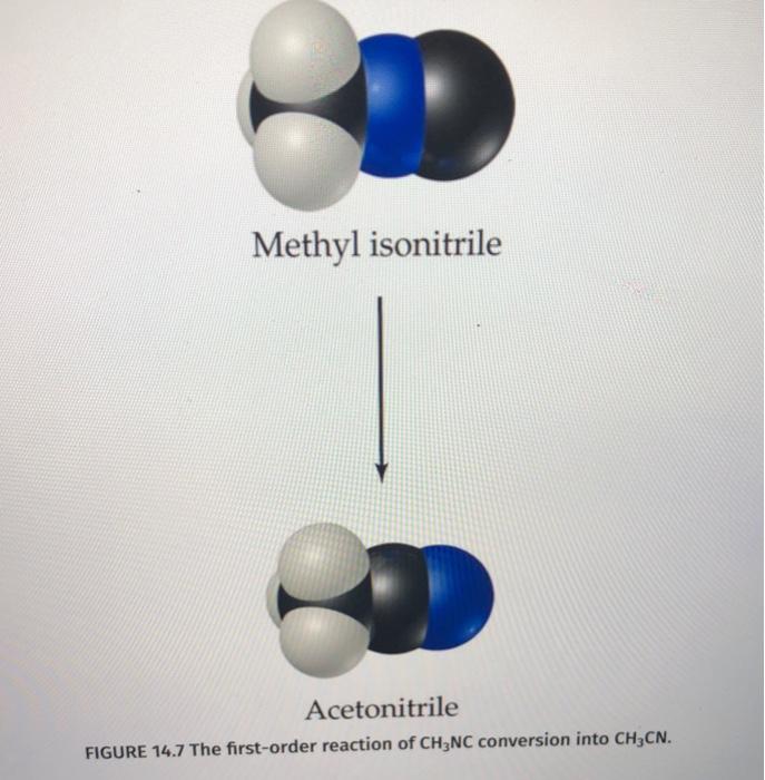 Solved Methyl isonitrile Acetonitrile FIGURE 14.7 The | Chegg.com