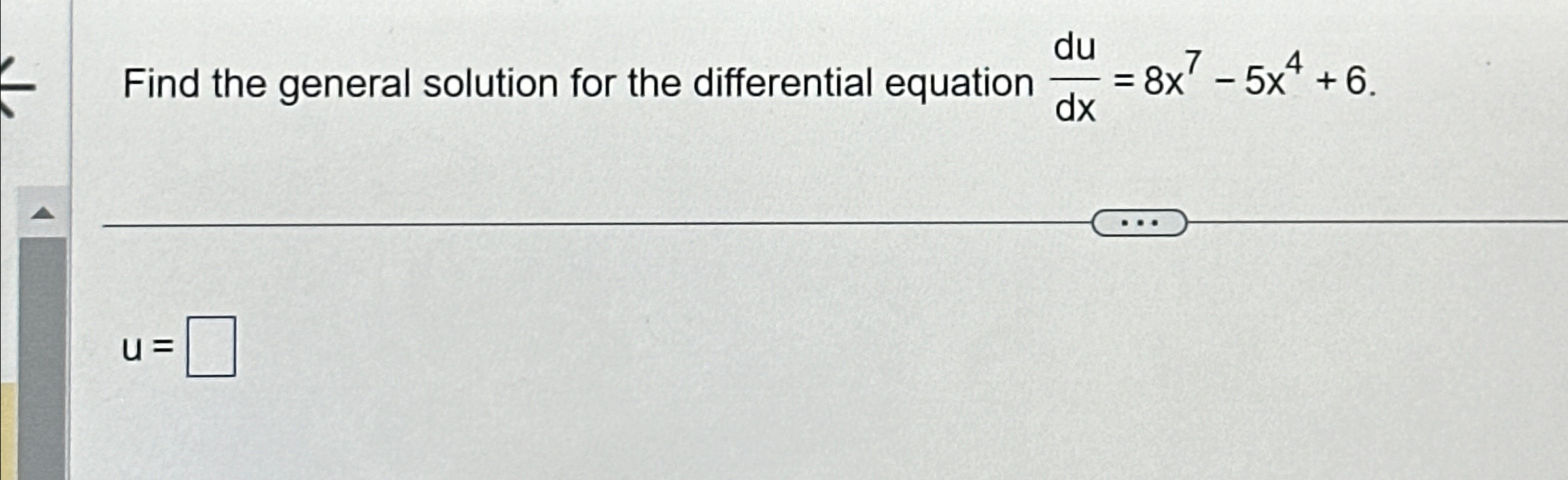 Solved Find the general solution for the differential | Chegg.com