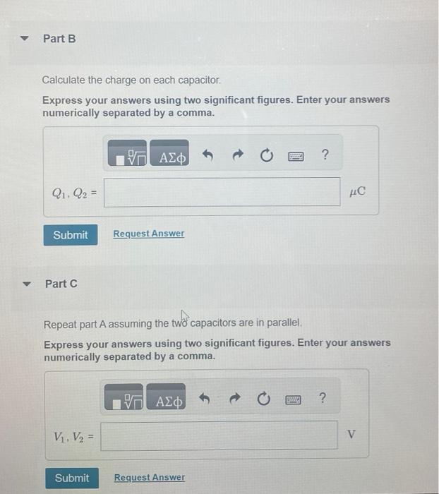 Solved Calculate the potential difference across each | Chegg.com