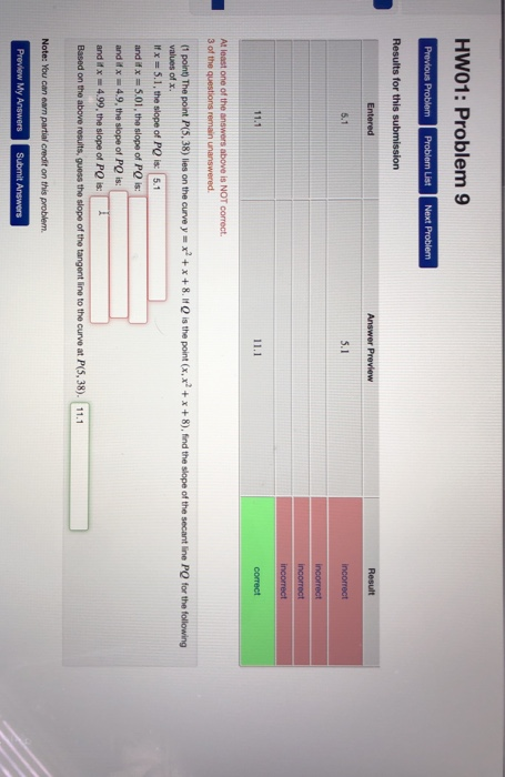 Solved HW01: Problem 9 Previous Problem Problem List Next | Chegg.com