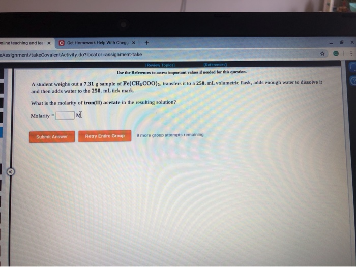 Solved nline teaching and lea x C et Homework Help With | Chegg.com