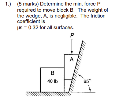 Solved REQUIRED (Free Body Diagarm) ﻿1.) (5 ﻿marks) | Chegg.com