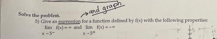Solved Solve the problem. 5) Give an expression for a | Chegg.com