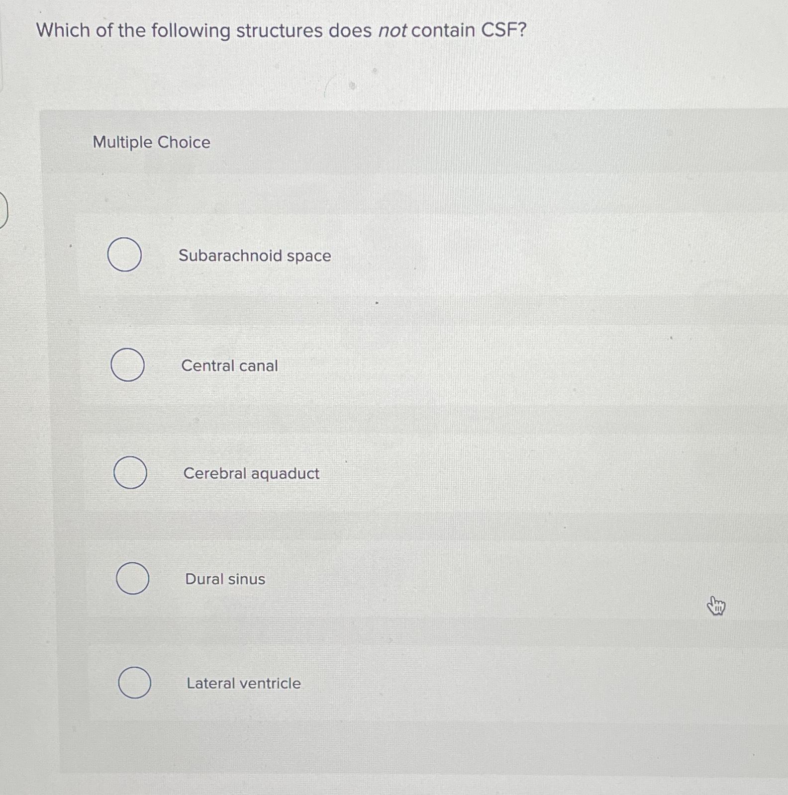 Solved Which of the following structures does not contain | Chegg.com