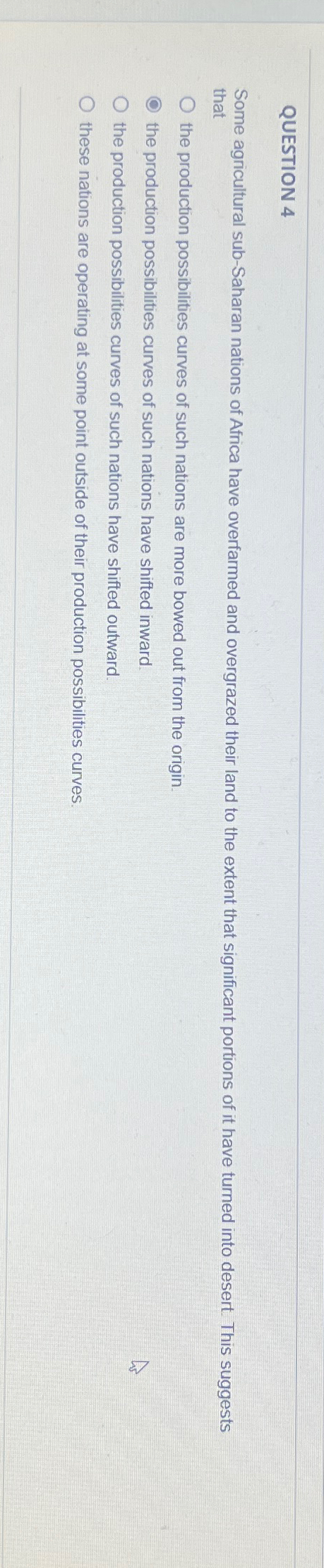 Solved QUESTION 4Some agricultural sub-Saharan nations of | Chegg.com