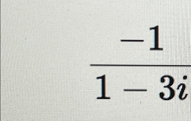 Solved -11-3i | Chegg.com