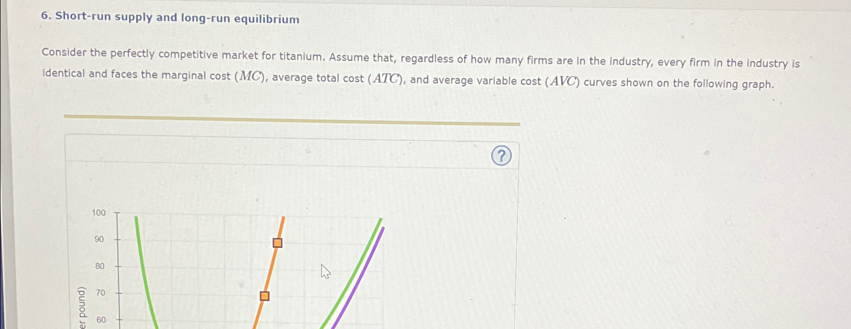 Solved Short-run supply and long-run equilibriumConsider the | Chegg.com