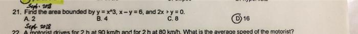 Solved A. 2 (D) 16 | Chegg.com