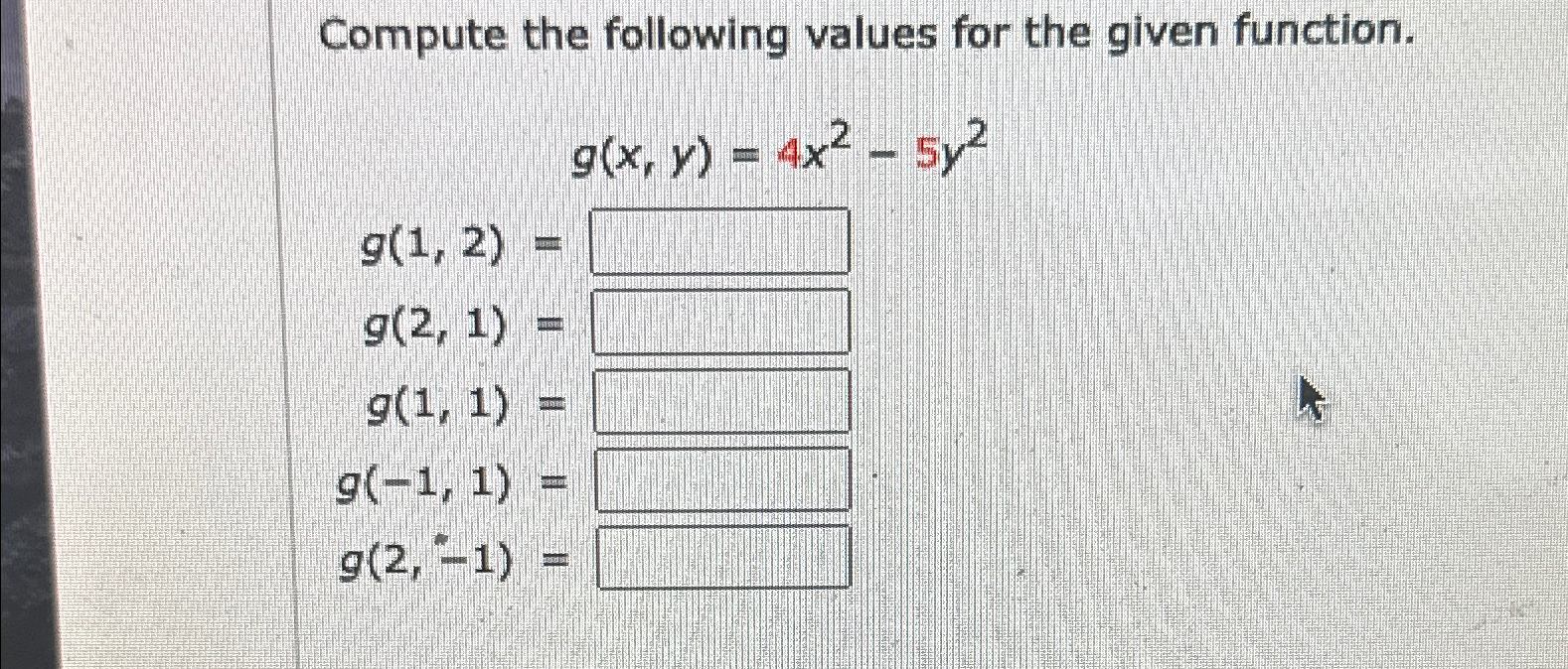 Solved Compute the following values for the given | Chegg.com
