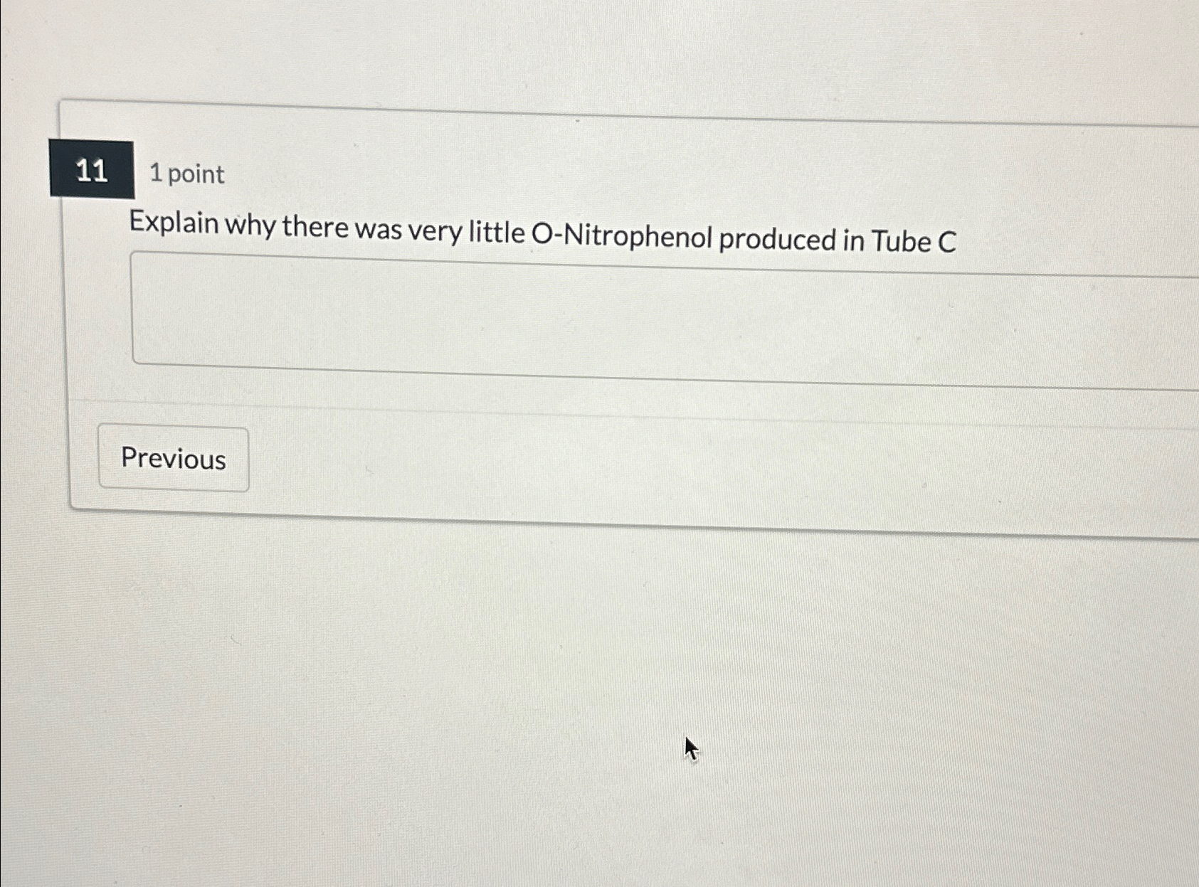 Solved Explain why there was very little O-Nitrophenol | Chegg.com