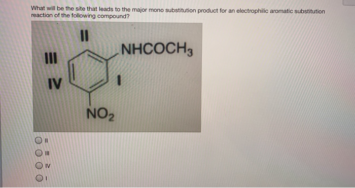 Solved What will be the site that leads to the major mono | Chegg.com