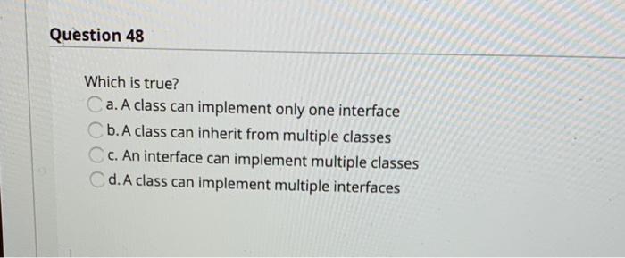 Solved Question 46 Which class definition requires Square to | Chegg.com