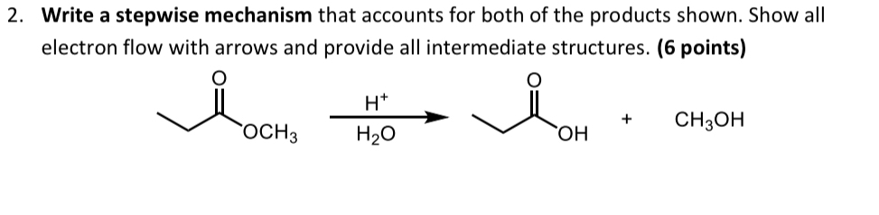 Solved Write a stepwise mechanism that accounts for both of | Chegg.com