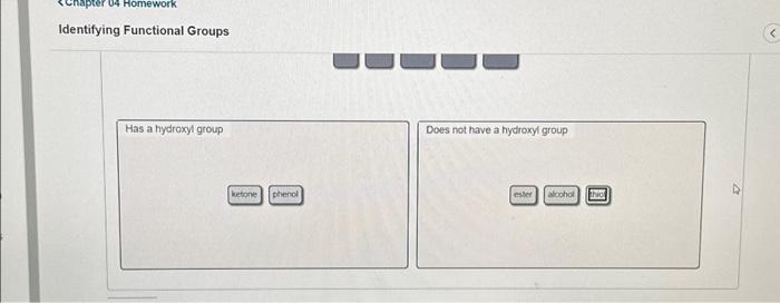 Solved Chapter 04 Homework Identifying Functional Groups Has | Chegg.com