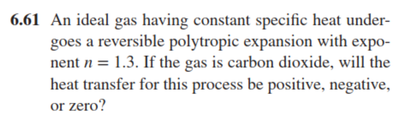 Solved 6.61 ﻿An ideal gas having constant specific heat | Chegg.com