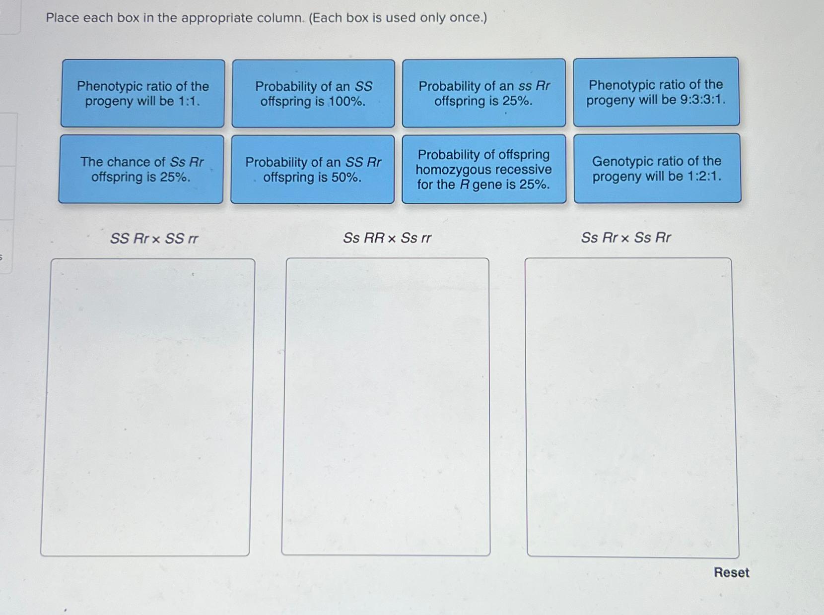 Solved Place each box in the appropriate column. (Each box | Chegg.com