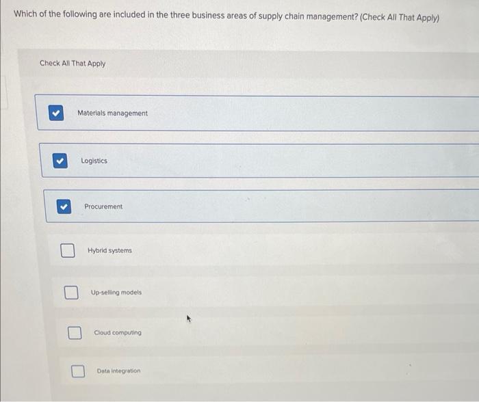 Solved Which of the following are included in the three | Chegg.com