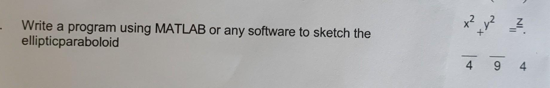 Solved Write A Program Using Matlab Or Any Software To 9138